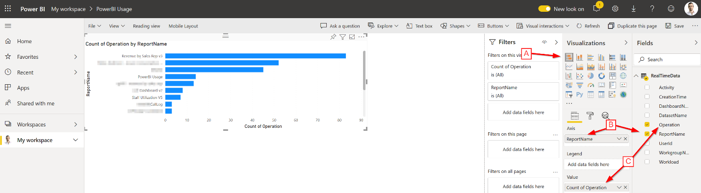 Power BI Usage Metrics Across All Workspaces: Step by Step